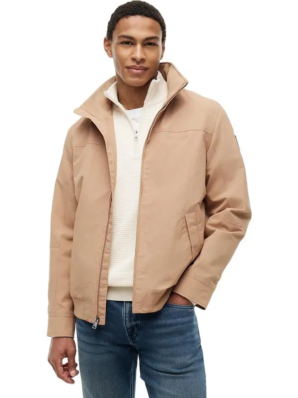 Tommy Hilfiger Water-resistant Hooded Regatta Jacket - Iconic Camel