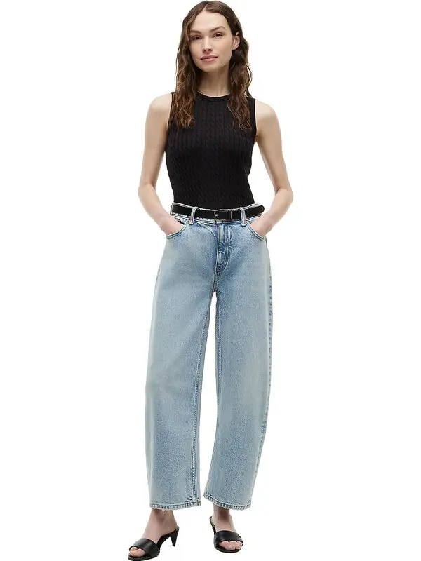 Tommy Hilfiger Barrel Leg Jeans - Light Wash