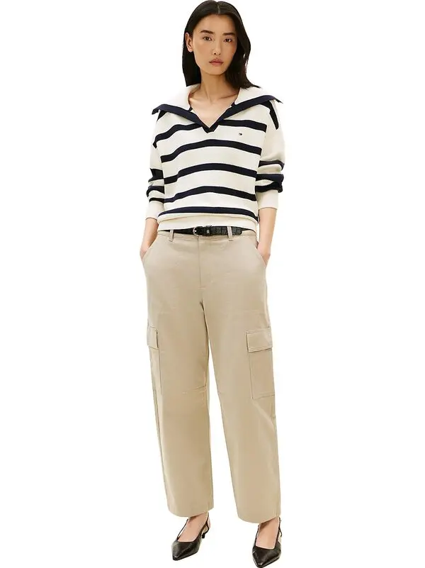 Tommy Hilfiger Lightweight Barrel Utility Pant - Stone