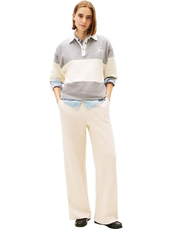 Tommy Hilfiger Straight Leg Sweatpants - Classic Beige
