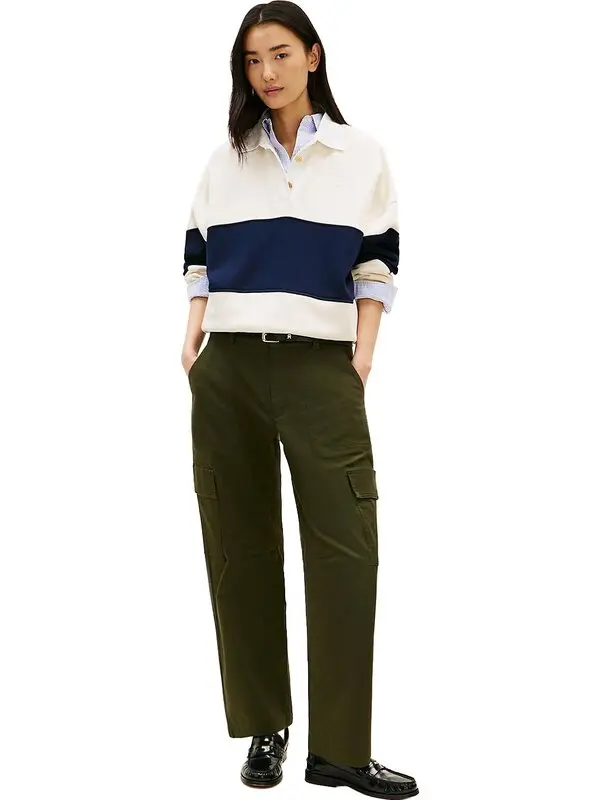 Tommy Hilfiger Lightweight Barrel Utility Pant - Dark Olive