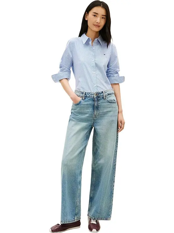 Tommy Hilfiger High-rise Wide-leg Jeans - Medium Wash