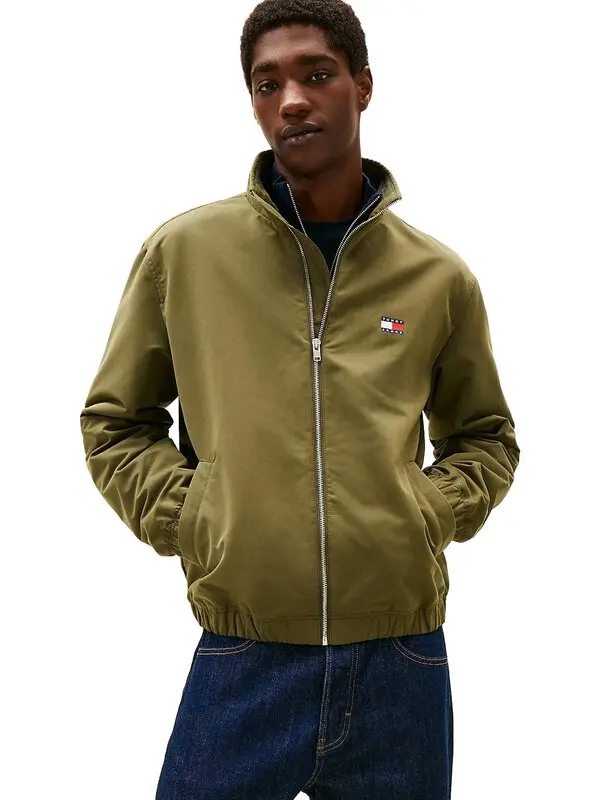 Tommy Hilfiger Zip Up Water-repellent Jacket - Dark Greenery