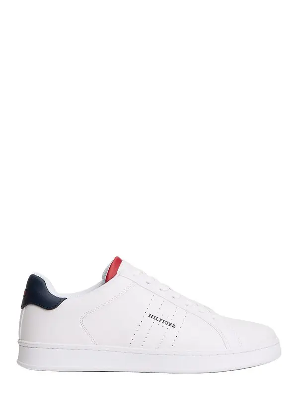 Tommy Hilfiger Monotype Logo Low Top Sneakers - White Americana Multi
