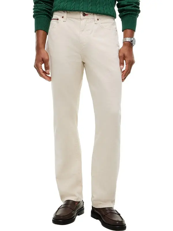 Tommy Hilfiger Garment-dyed Straight Jean - Ecru