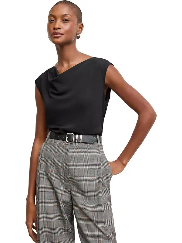 M.M.LAFLEUR The Nora Top Eco Soft Wave - Black
