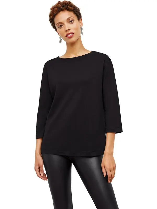 M.M.LAFLEUR Organic Pima Cotton T-shirt - Black