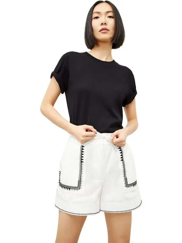 M.M.LAFLEUR Leslie Organic Pima Cotton T-shirt - Black