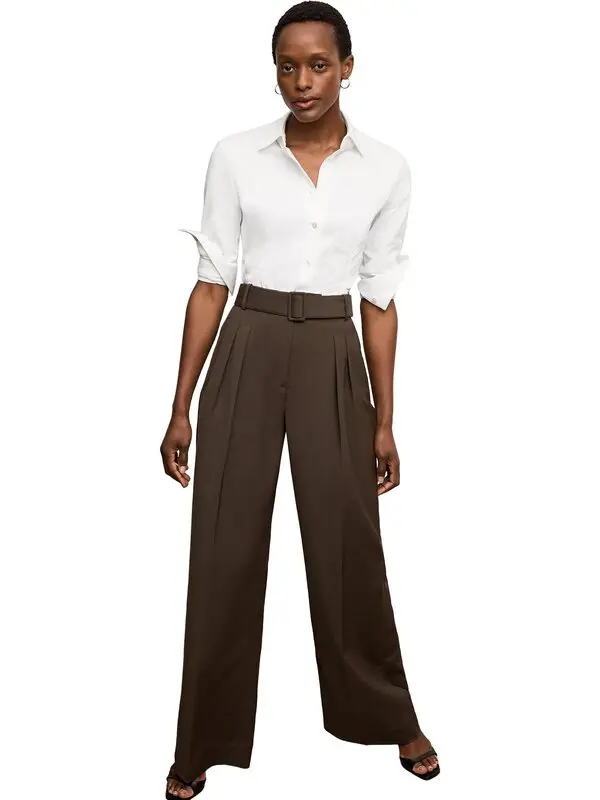 M.M.LAFLEUR Clemens Stretch Cotton Poplin Shirt - White