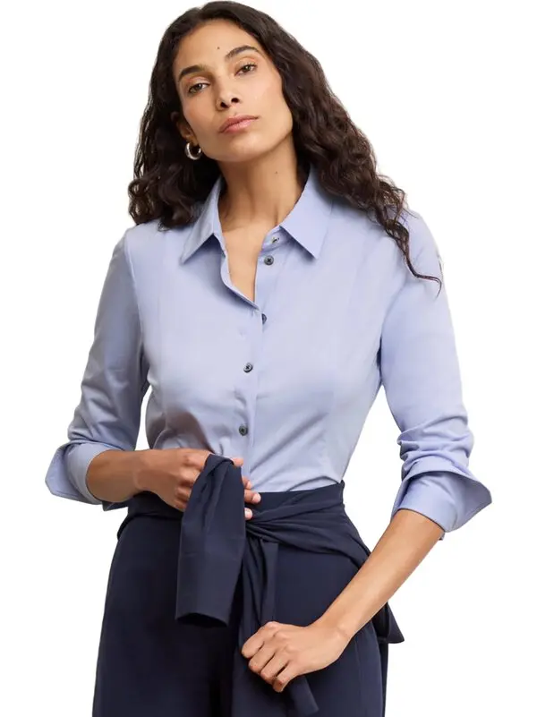 M.M.LAFLEUR The Clemens Flex Shirt - Hydrangea