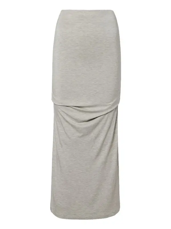 TOTEME Jersey Maxi Skirt - Grey