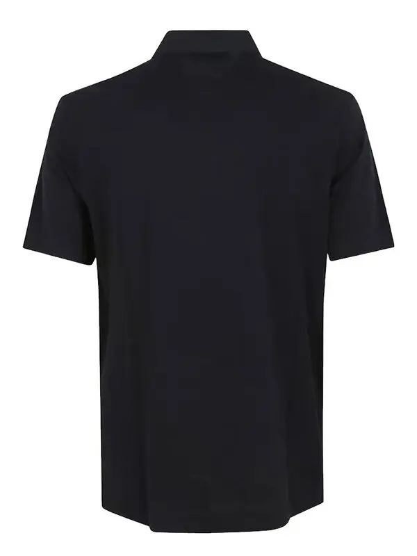 CRUCIANI Short-sleeve Polo Shirt - Blue
