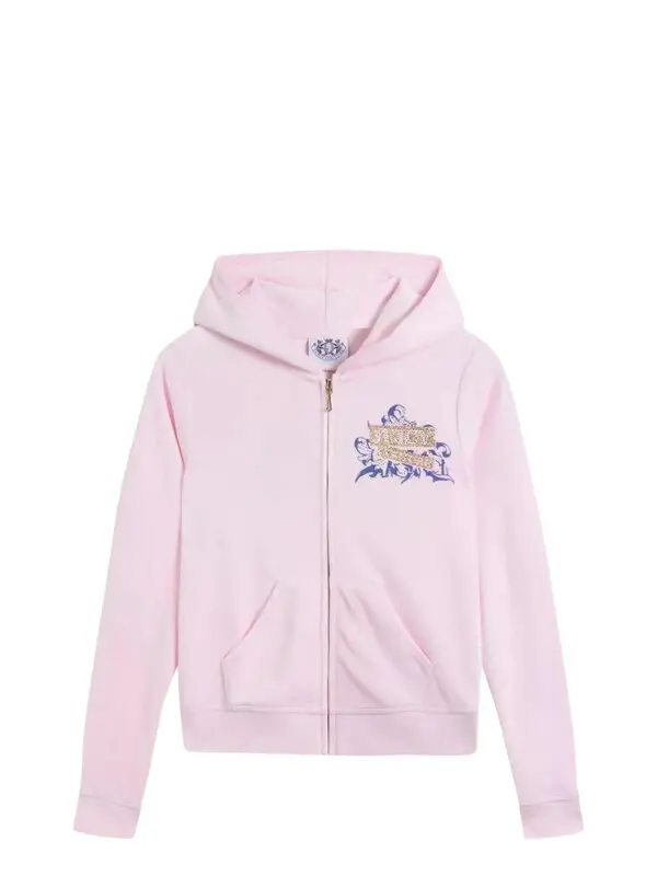 Juicy Couture Logo-print Hoodie - Pink