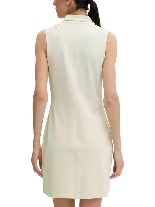 Guess Sleeveless Polo-collar Mini Dress - Green