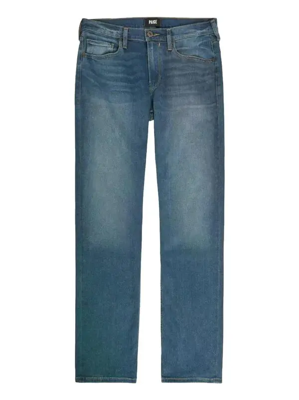 Paige Transcend Normandie Straight Jeans - Blue