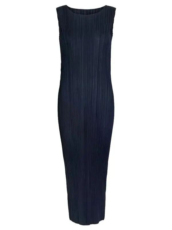 Issey Miyake Sleeveless Maxi Dress - Blue