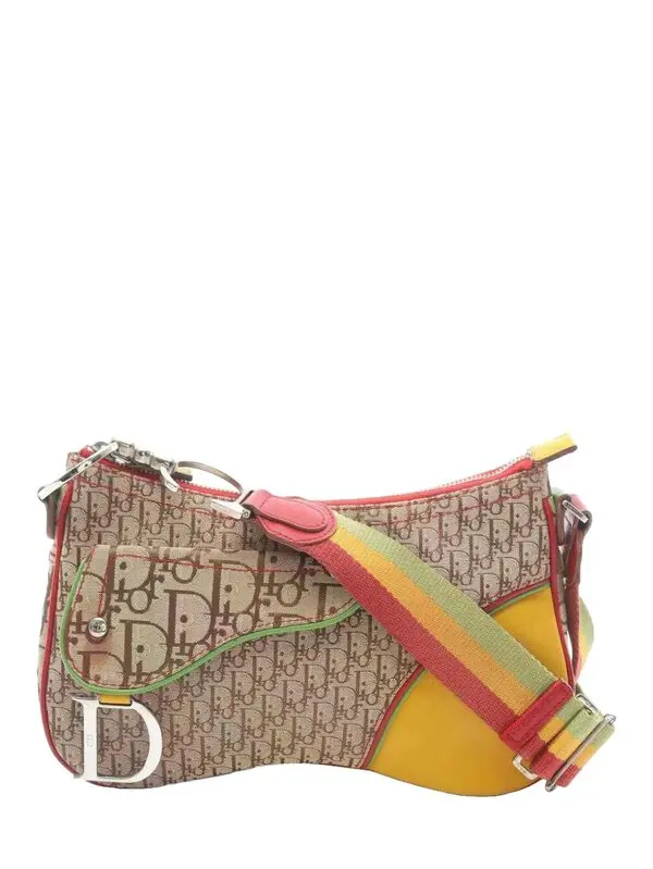 Dior Rasta Trotter Saddle Crossbody Bag - Neutrals
