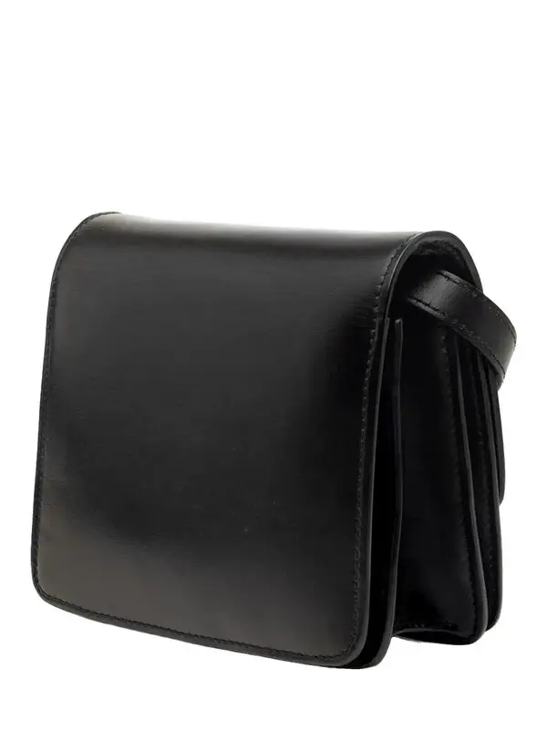 Celine Small Calfskin Classic Box Crossbody Bag - Black
