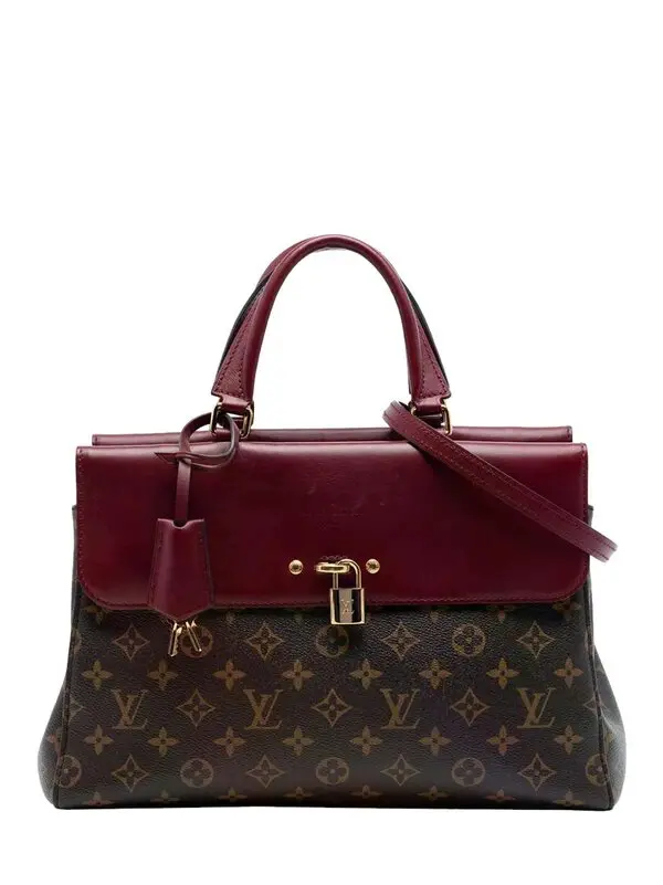 LOUIS VUITTON Monogram Venus Satchel - Brown