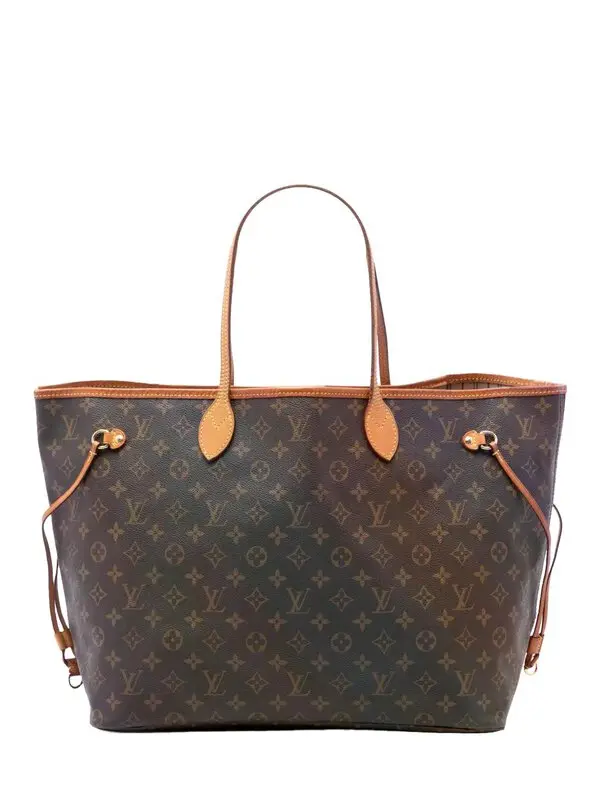 LOUIS VUITTON Monogram Neverfull Gm Tote Bag - Brown