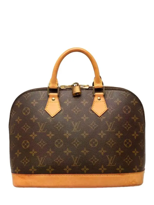 LOUIS VUITTON Monogram Alma Pm Handbag - Brown