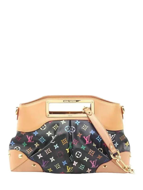LOUIS VUITTON Monogram Multicolore Judy Mm Satchel - Black