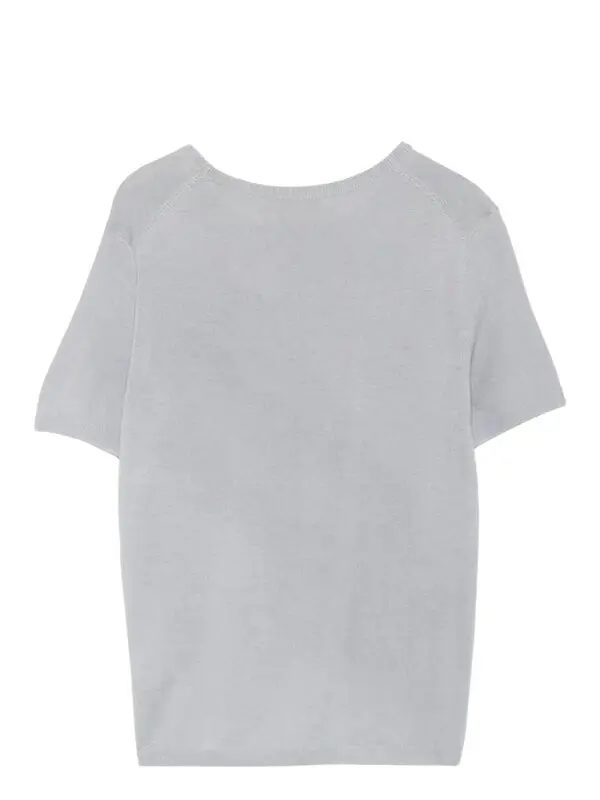 Marc O'polo Short-sleeve Crew Neck Sweater - Grey