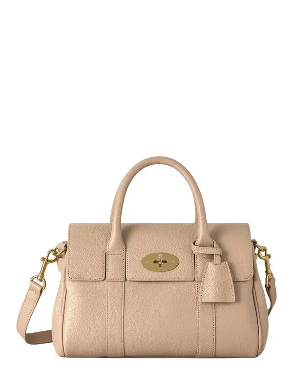 Mulberry Small Leather Bayswater Satchel Bag - Neutral