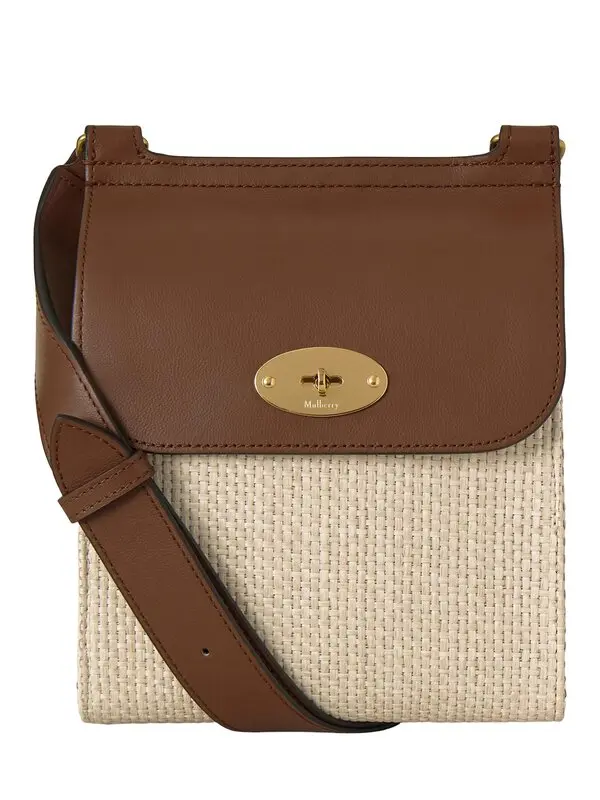 Mulberry Small Raffia Antony Messenger Bag - Neutral