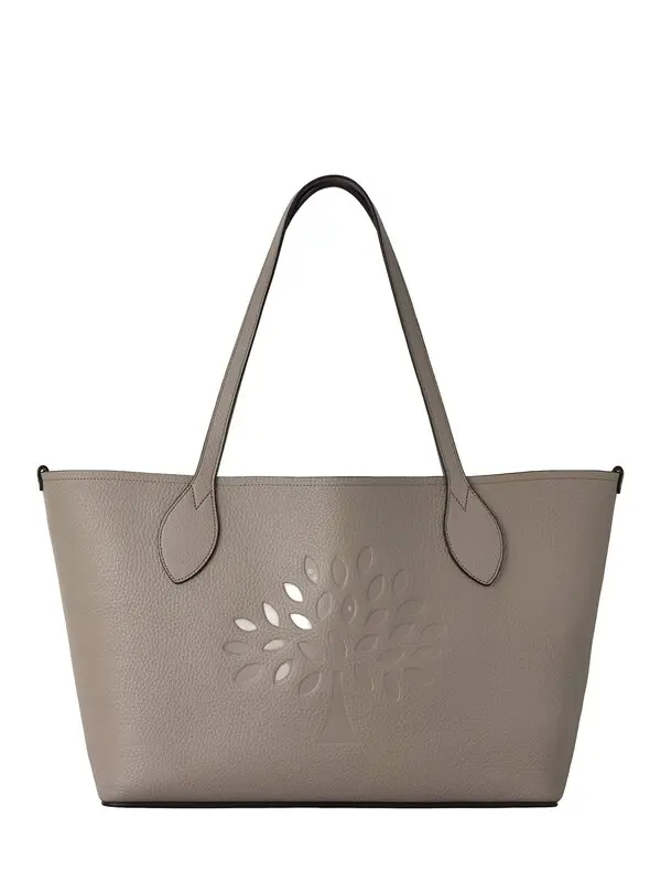Mulberry Leather Tree Tote Bag - Neutral