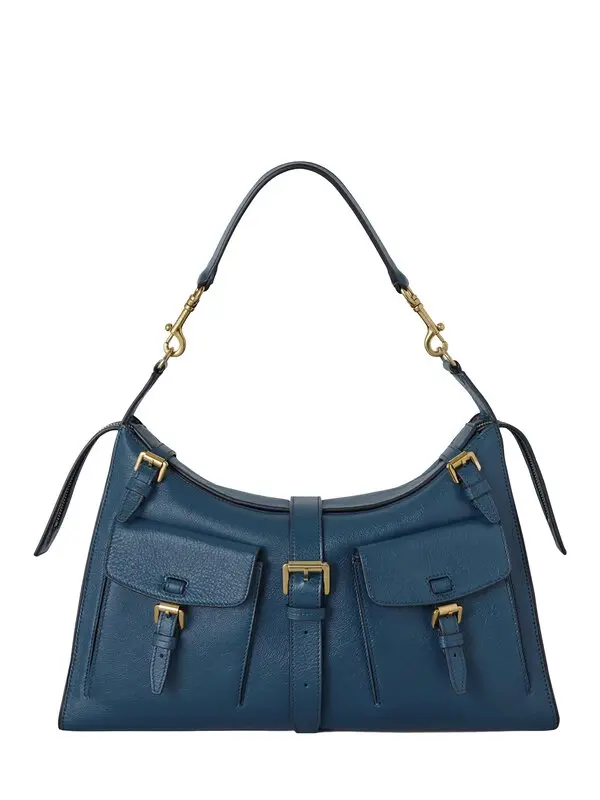 Mulberry Roxanne Leather Shoulder Bag - Blue