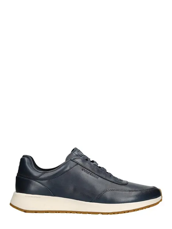Cole Haan Grandprø Luxe Mile Leather Sneakers - Navy
