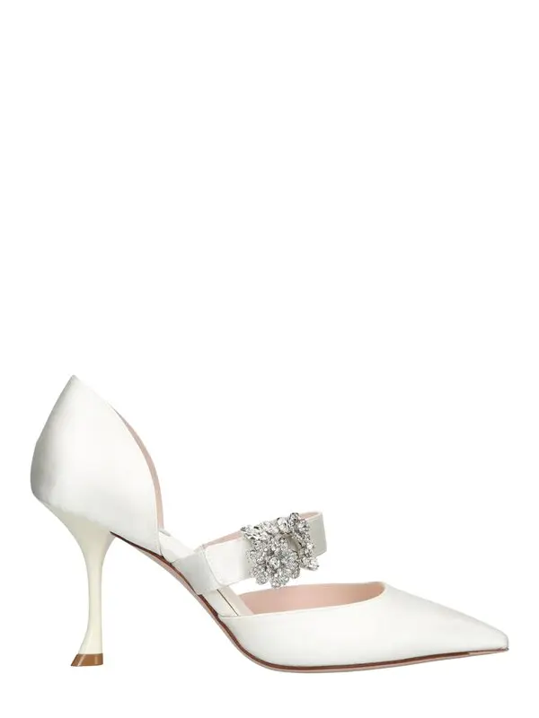 ROGER VIVIER Efflorescence D'orsay Pumps - White