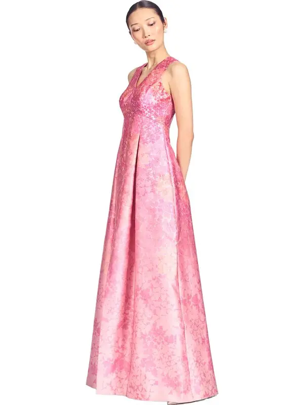 Sachin & Babi Brooklynne Gown - Light Sunset Hydrangea