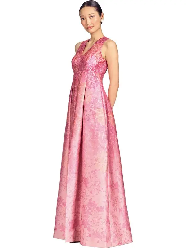 Sachin & Babi Brooklynne Gown - Light Sunset Hydrangea