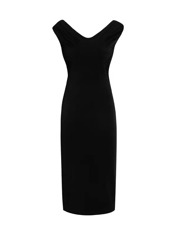 Dolce & Gabbana Fitted Organzino Crêpe Dress - Multicolor