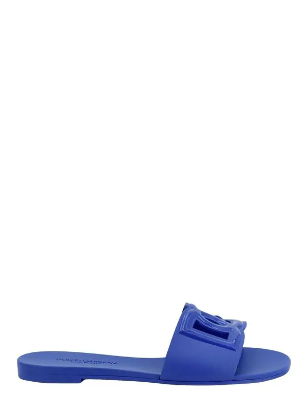 Dolce & Gabbana Dg Logo Pvc Slides - Multicolor