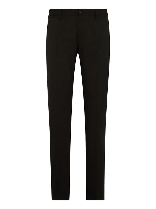 Dolce & Gabbana Wool Blend Trousers - Multicolor