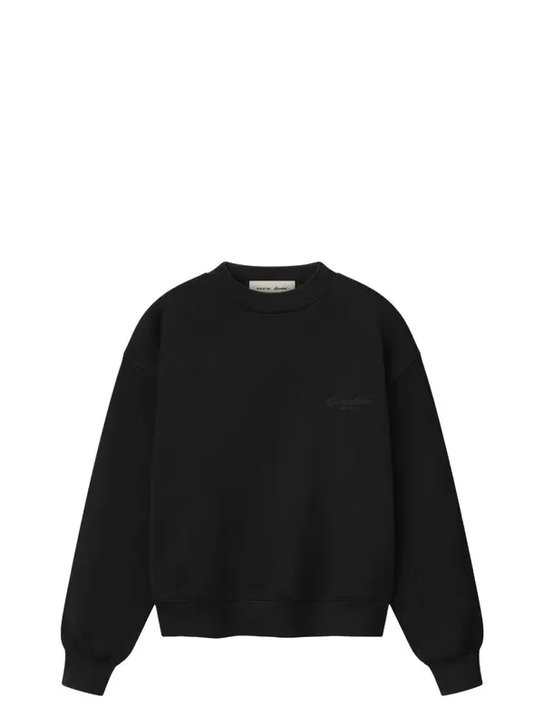 Fear Of God Logo Print Sweatshirt - Vintage Black