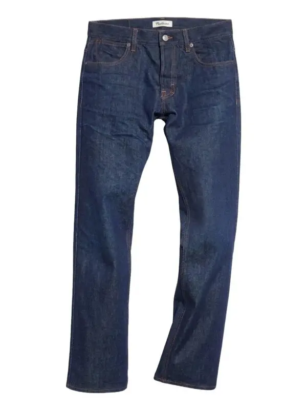 Gucci Embroidered Denim Jeans - Blue