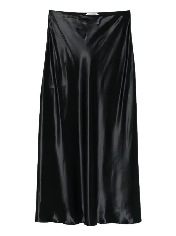 Alberta Ferretti Flowing Skirt - Black