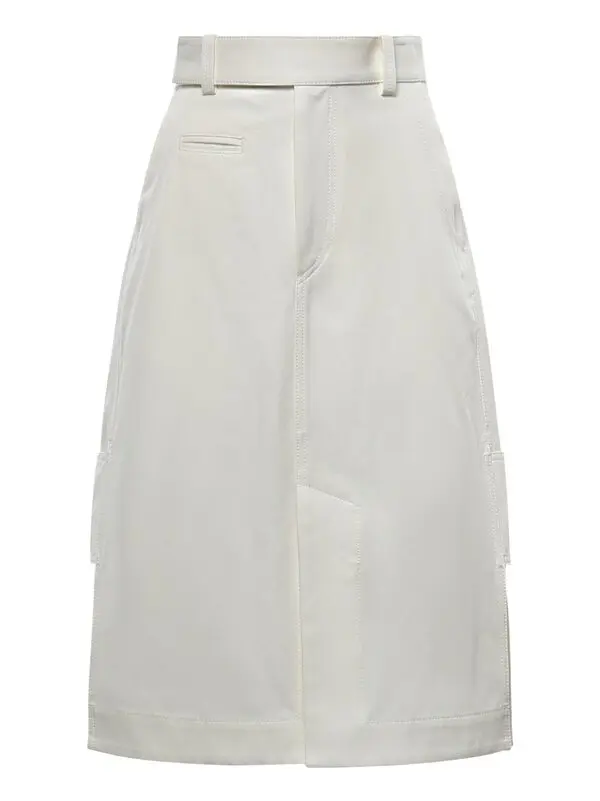 Bottega Veneta Belted A-line Midi Skirt - No