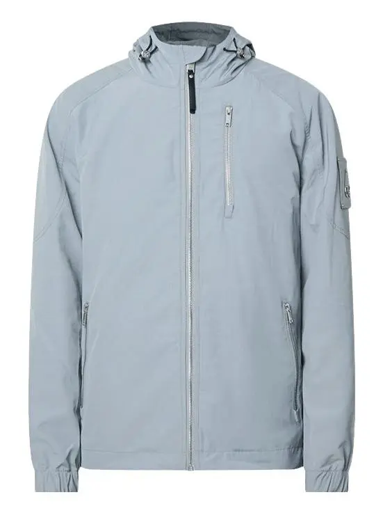 Moose Knuckles Long Sleeve Zip Up Casual Jacket - Gray