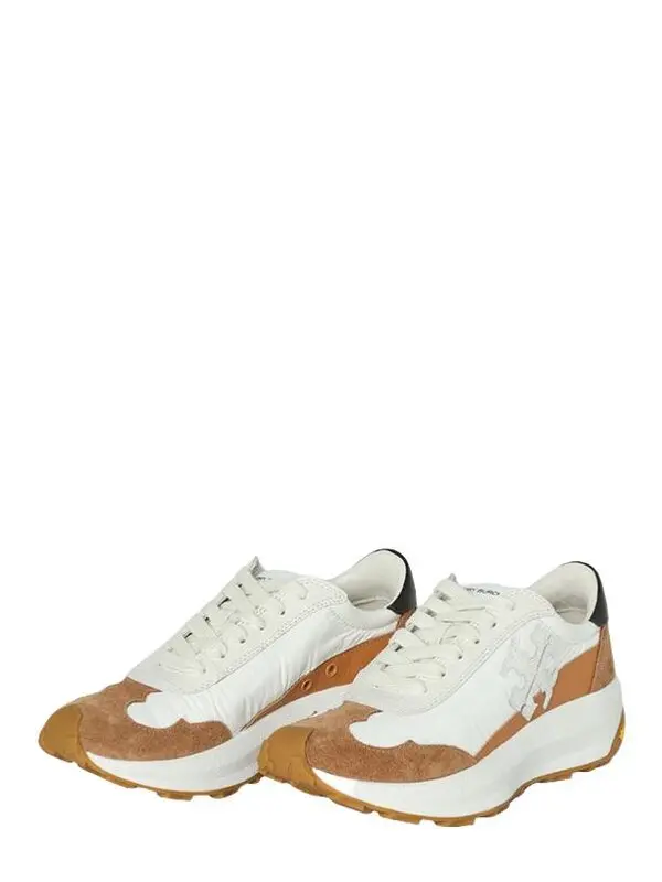Tory Burch Lace Up Sneakers - Brown