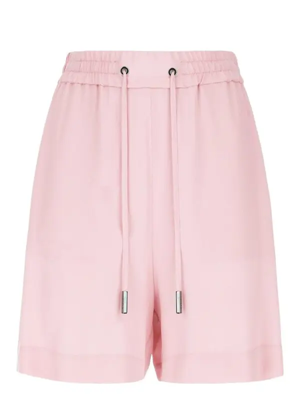 Iceberg Elasticated Waist Shorts With Drawstring - Pink