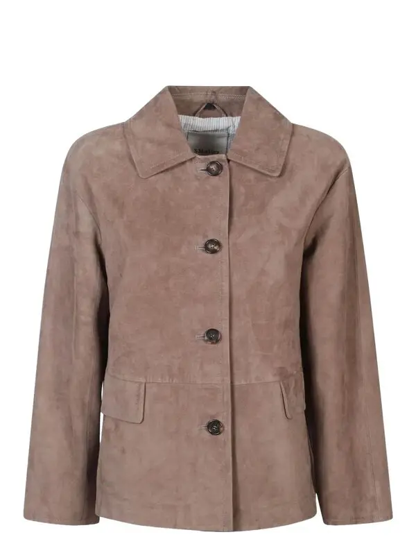 Max Mara Buttoned Jacket - Camel