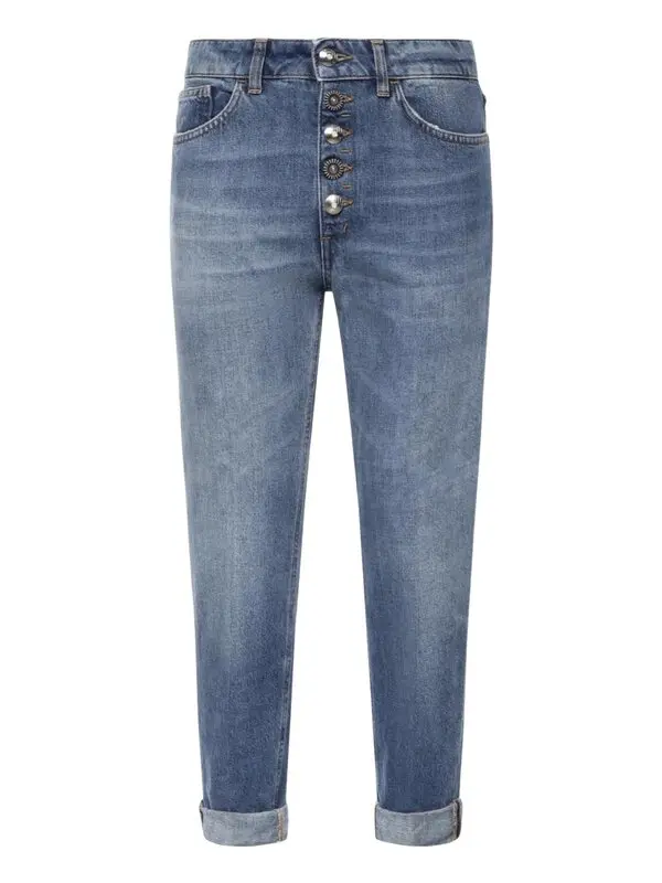 DONDUP Koons Straight-leg Jeans With Whiskering - Blue