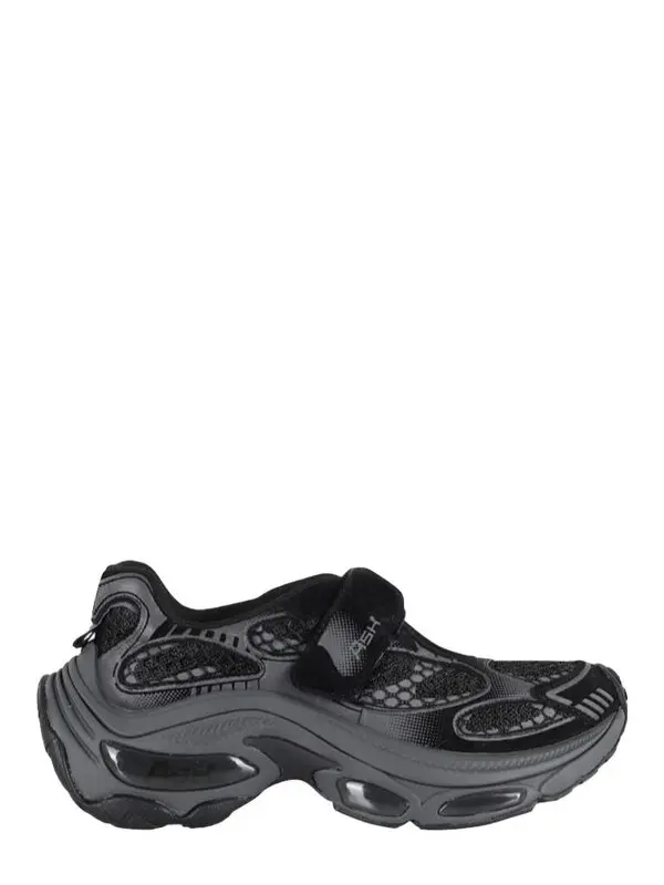 Ash Round Toe Casual Low Top - Black