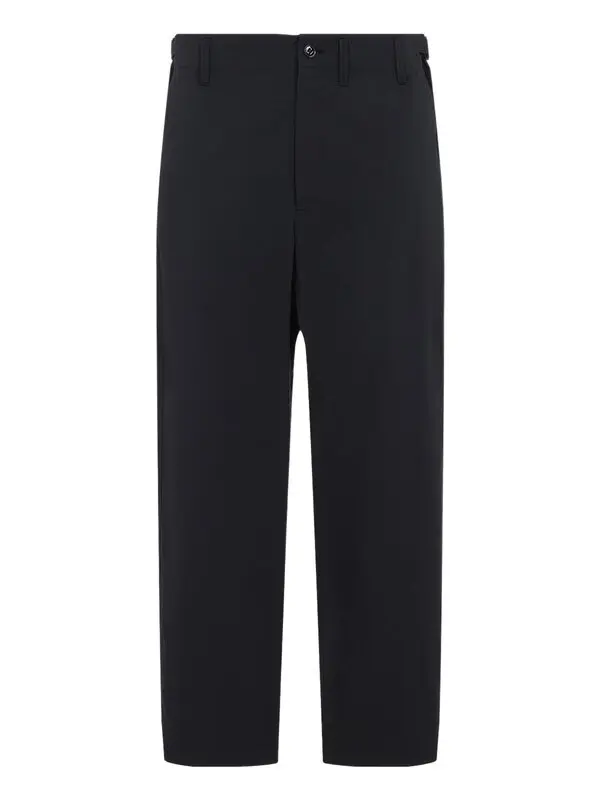 LEMAIRE Straight Leg Carrot Pants - Black