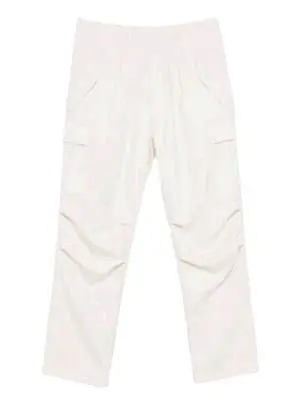 TOM FORD Pleated Cargo Pants With Belt Loops - White